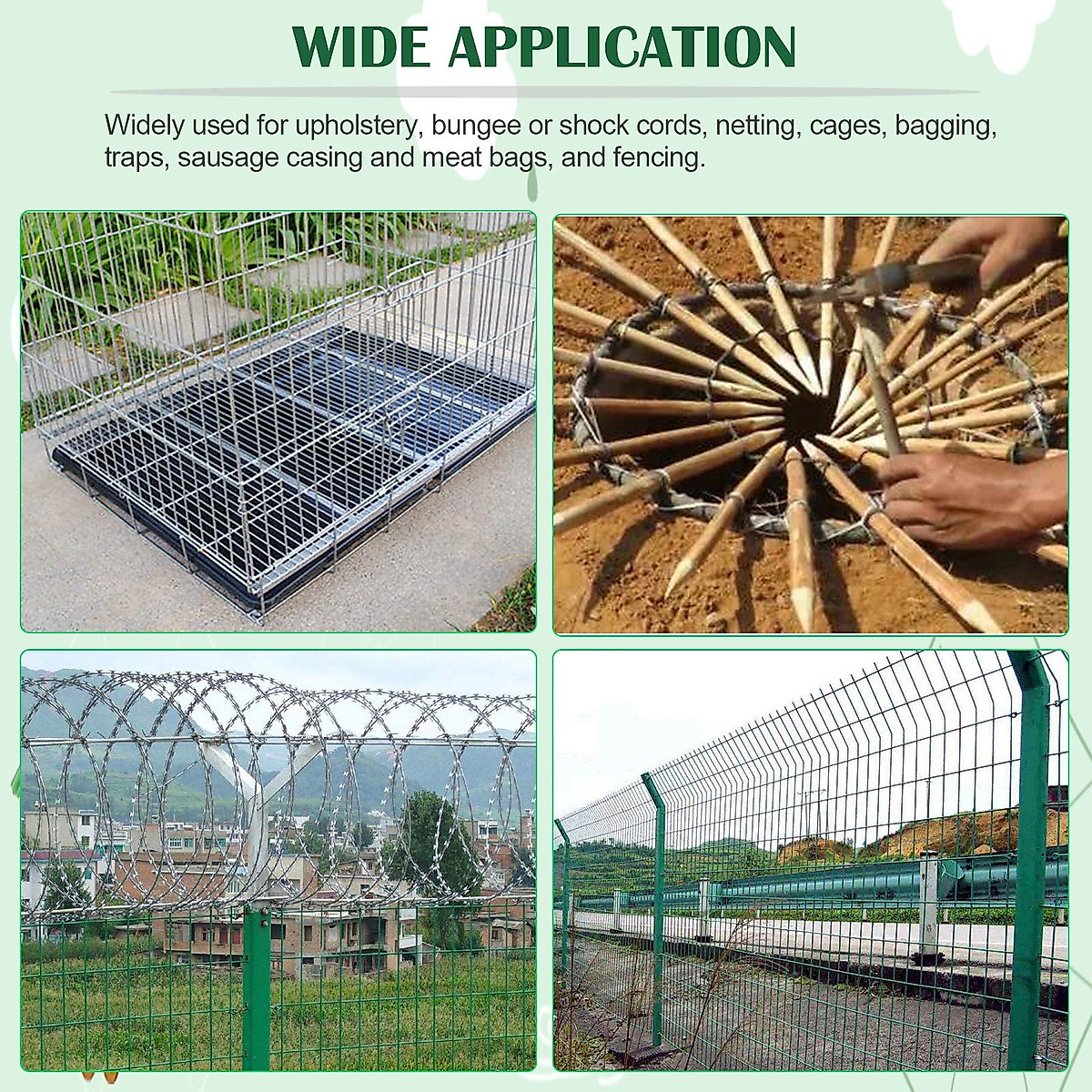 Keadic Angled Head Hog Ring Pliers & 360 Pieces Galvanized Hog Rings, Professional Upholstery Installation Kit with Protective Gloves, for Upholstery, Bungee Shock, Meat & Sausage Casings