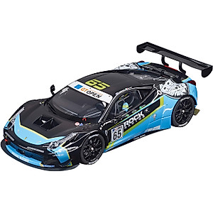 Carrera 23915 Ferrari 458 Italia GT3 Kessel Racing No.65 1:24 Scale Digital Slot Car Racing Vehicle for Carrera Digital Slot Car Race Tracks