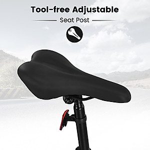 26x4 Inch Fat Tire Bike 21 Speeds, Dual Disc Brake Front Suspension, Mountain Trail Bike, Urban Commuter City Bicycle Adult/Youth