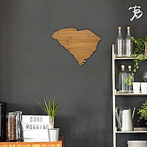 Totally Bamboo South Carolina State Shaped Bamboo Serving & Cutting Board