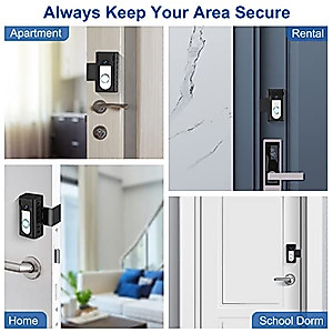 Liwin Anti-Theft Video Doorbell Mounts Compatible with Video Doorbell 1/2/3/3 Plus/4, Adjustable No Need to Drill Mounting Bracket Cover Adapter Holder Accessories for Home, Apartment, Office