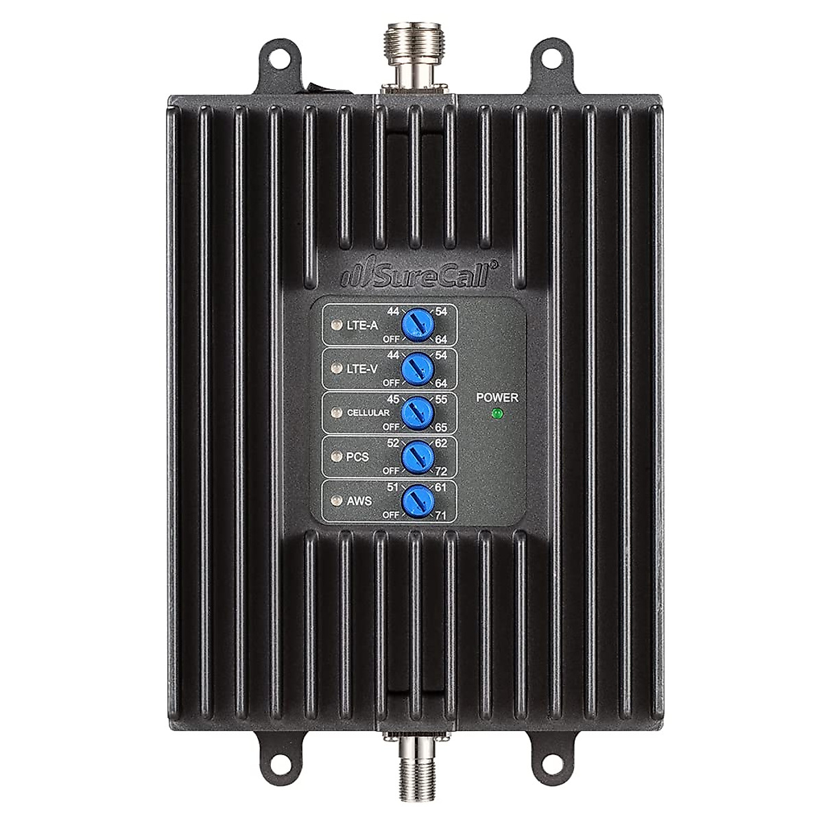 SureCall Fusion4Home Cell Phone Signal Booster up to 3000 sq ft, Boosts 5G/4G LTE, Yagi Outdoor Antenna, Home & Office Multi-User All Carrier, Verizon AT&T Sprint T-Mobile, FCC Approved, USA Company