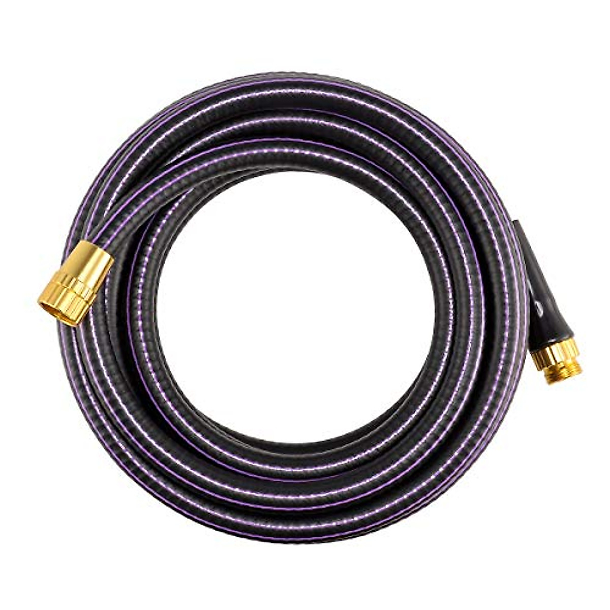 Giraffe Tools Reinforced Garden Hose 5/8 in. x 25 ft, No Kink Heavy Duty Polyvinyl Chloride Hose with Bend Protection, Male and Female Fittings