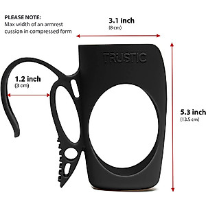 Trustic - Child Cup Holder for Convertible Car Seats - Compatible with Britax ClickTight Marathon, Boulevard, Advocate Car Seats – Black