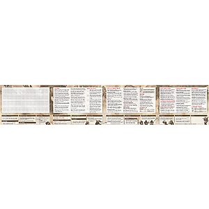 Stat Trackers DM Screen for 5th Edition: Dry-Erase with Built in hit Point Tracker, Essential 5e Rules Reference, Amazing Illustration