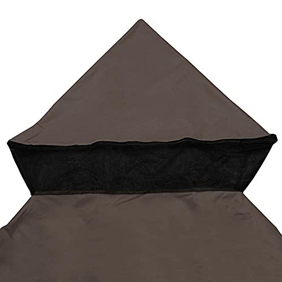 Instahibit 2 Tier 8' x 8' Replacement Gazebo Canopy Top UV30+ 200g/sqm Outdoor Patio Garden Cafe Pavilion Cover Brown