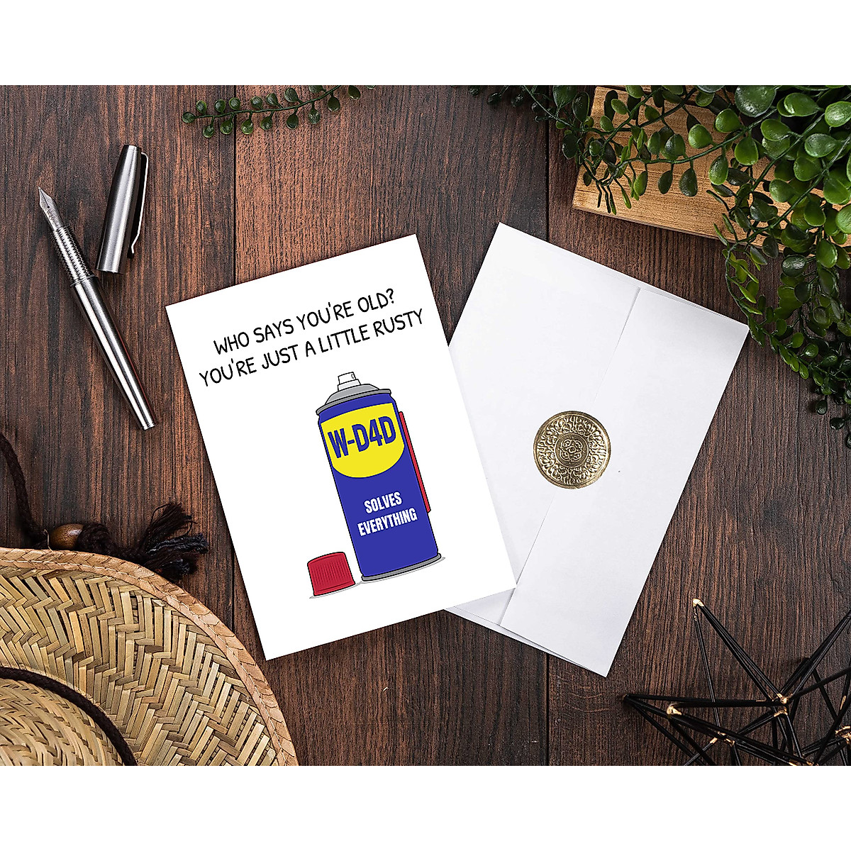 GIFTING GIGGLES Funny Happy Birthday Card for Dad – From Son, Daughter, Kids, Children, All of Us - Great Happy Bday Gift for Father, Papa, Step Dad, Daddy, Padre | 30th 40th 50th 60th 70th 80th