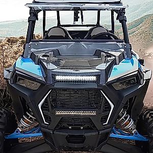 LED Hood Scoop Light for Polaris RZR XP 1000 19-23, SAUTVS Front LED Auxiliary Light Hood Accent Light DRL for Polaris Polaris RZR XP 1000 / XP 4 1000 / TURBO XP 4 / TURBO S 4 2019-2023 Accessories