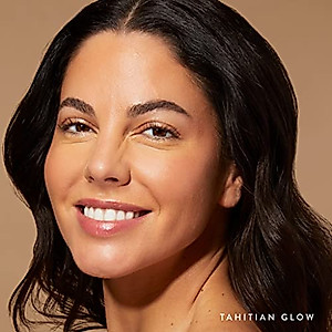 LAURA GELLER NEW YORK Baked Face and Body Frosting - Tahitian Glow - 2 Oz - Illuminating Bronzer Powder - Weightless Creamy Texture - Apply Wet or Dry