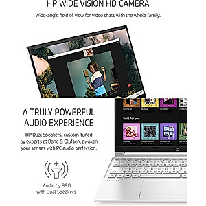 HP Envy 17 Laptop, 17.3" FHD Touchscreen Display, 12th Gen Intel Core i7-1255U, 64GB RAM 2TB SSD, Wi-Fi, Webcam, Backlit Keyboard, Fingerprint Reader, Windows 11 Home, Silver