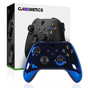 Gamenetics Custom Official Wireless Bluetooth Controller for Xbox Series X/S And Xbox One Console - Un-Modded - Video Gamepad Remote (Soft Touch Blaze Orange)