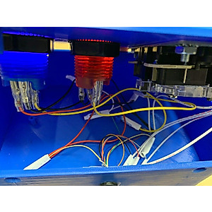 Atari Joystick 7800 2600 Controller Control Arcade Stick Handmade 3D Printed Case Blue