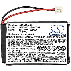 RWMM 460mAh Replacement Battery Compatible with GPNT-02, OXY-003 Game Boy Micro, OXY-001