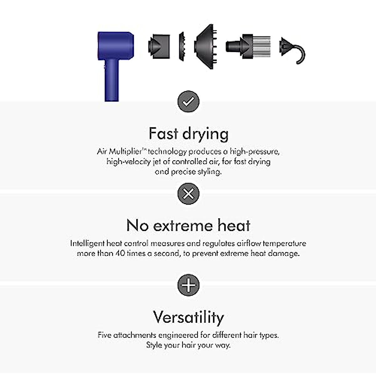 Special Edition Dyson Supersonic™ Hair Dryer, Vinca Blue