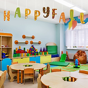 45 Pieces Fall Bulletin Board Decorations Turkey Pumpkin Maple Leaves Sunflower Cutouts Thanksgiving Happy Fall Cutouts for Classroom Bulletin Border Decoration