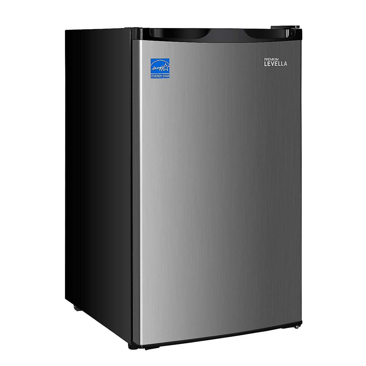 Premium Levella PRF446300HS 4.4 cu ft Mini Fridge in Silver