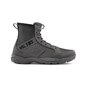 VIKTOS Johnny Combat Waterproof Tactical Boots | Breathable Mid-Height Outdoor Combat Boots with Rubber Heel & Toe Overlays, Grayman, Size: 10