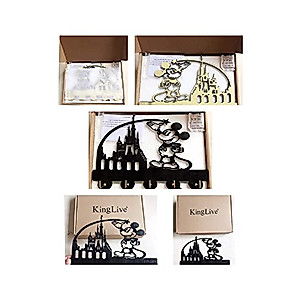 Disney Castle Theme Wall Decor Hooks Customize Household Door Decor Hooks Multi-Function Wall Coat Bags Clothes Hook Keys Holder