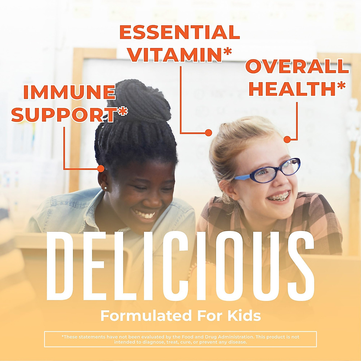 MaryRuth Organics USDA Organic Kids Vitamin C Drops | Vegan Vitamin C Immune Support Supplement for Ages 4-13 | Immune Support & Overall Health | Vitamin C from Organic Acerola Fruit Extract | 2oz