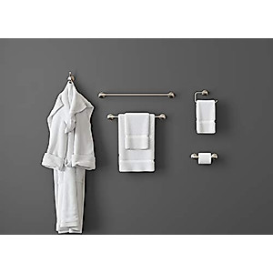 Pfister Willa Towel Hook, Bathroom Towel Hook, Wall-Mounted, Screw-In, Brushed Nickel Finish, BRHWLL0K