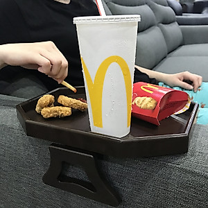 Sofa Arm Clip Table, Armrest Tray Table, Drinks/Remote Control/Snacks Holder …