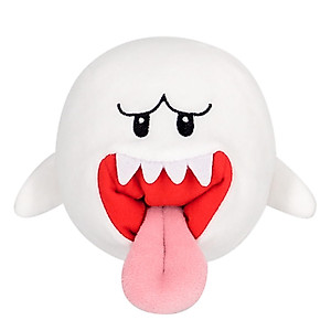 Sanei Super Mario All Star Collection 4" Ghost Boo Plush, Small