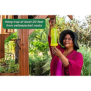 RESCUE! Reusable Yellowjacket Trap - 2 Pack + 2 Ten-Week Refills