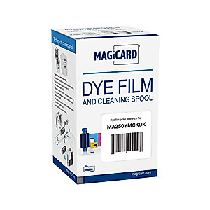 Magicard MA250YMCKOK Color Ribbon Kit (YMCKOK, 250 Prints) for Enduro and Rio Pro Series Card Printers Straight from Manufacturer