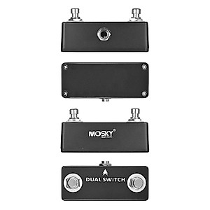 MOSKY DUAL SWITCH Guitar Effect Pedal Dual Footswitch Foot Switch Guitar Pedal