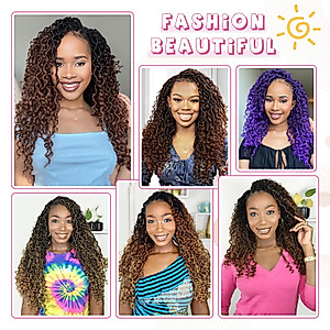 Fulcrum Goddess Locs Crochet Hair 12 Inch, 8 Packs New Faux Locs Crochet Hair for Black Women, Crochet locs with Curly Ends (12Inch (Pack of 8), T27#)