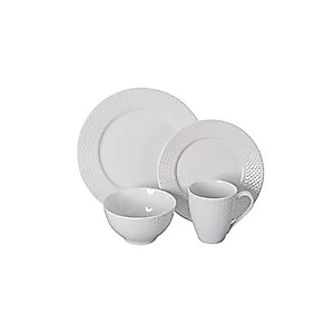 BIA Cordon Bleu Tabula 20-Ounce Bowl, Set of 4, White