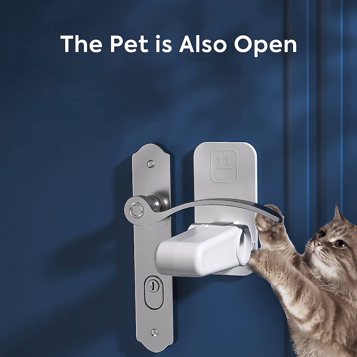 Door Locks for kids Safety (4-Pack), KRIADO Door Lever Lock,Prevents Toddlers from Opening Doors, Door Handle Lock, 3M Adhesive