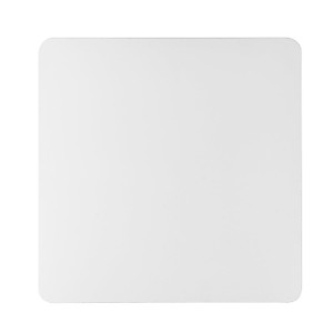 White Coffee Table, Modern Sofa Center Table, Small Square Coffee Stable, TV Stand Side End Table for Small Apartment, Living Room, Office, Home, Office