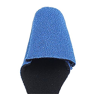 Mumusuki Fishing Rod Belt Reel Accessories, Dustproof Nylon Abrasion Resistant 2pcs Anti Scratch Rod Tip Cover Practical Portable for Fishing Accessories