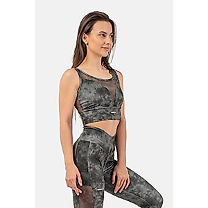 NEBBIA ECO Camo Green Mesh Breathe Sports Bra 411