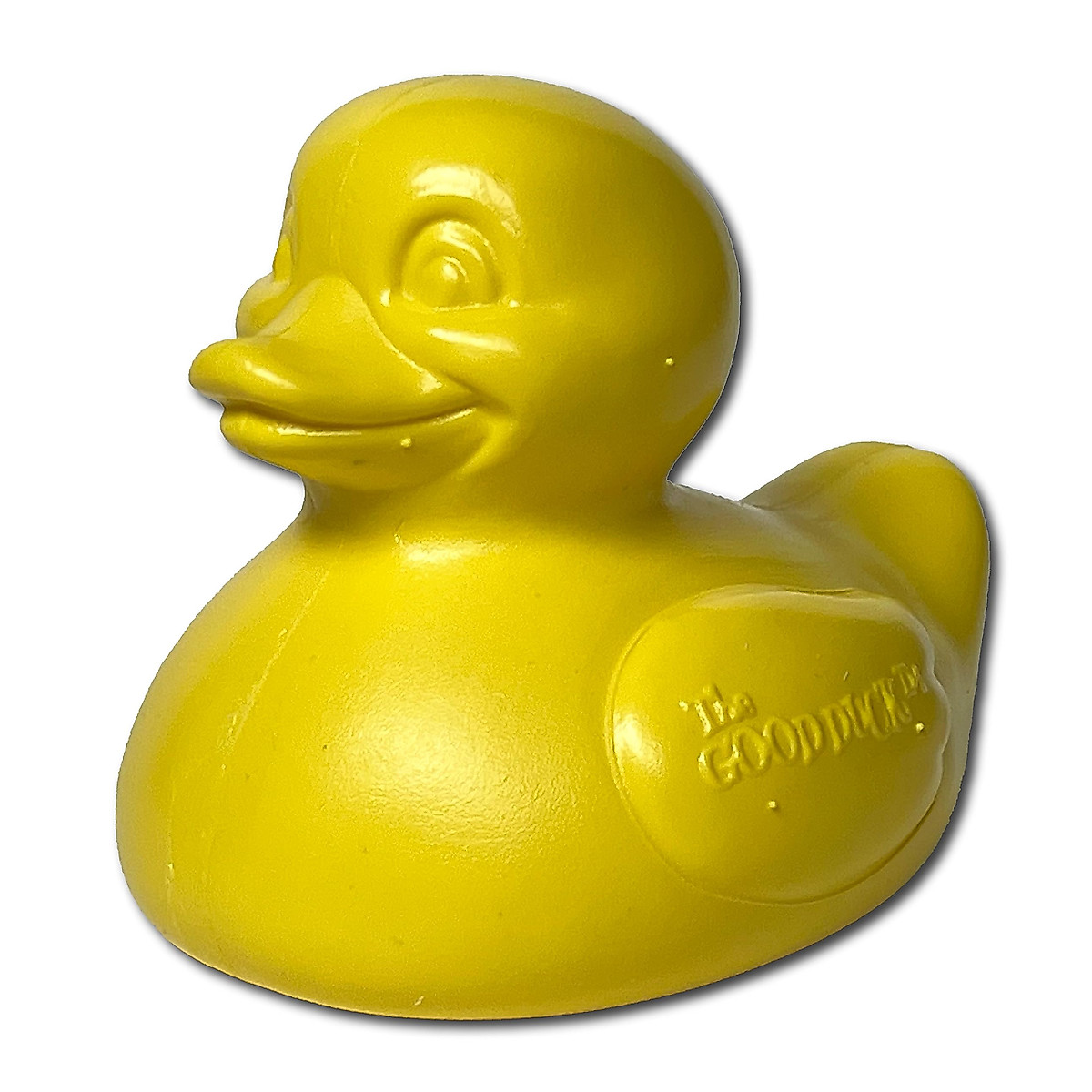 Celebriducks The Good Duck - BPA & PVC Free Rubber Duckie Baby Bath Toy Teether - Yellow