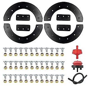 Chacarbtu 302565MA 327072MA Snowblower Paddles for Craftsman Murray 57121MA 1687312SM, for Murray Craftsman 20", 21", 22" Snow Blower with Hardware Kit