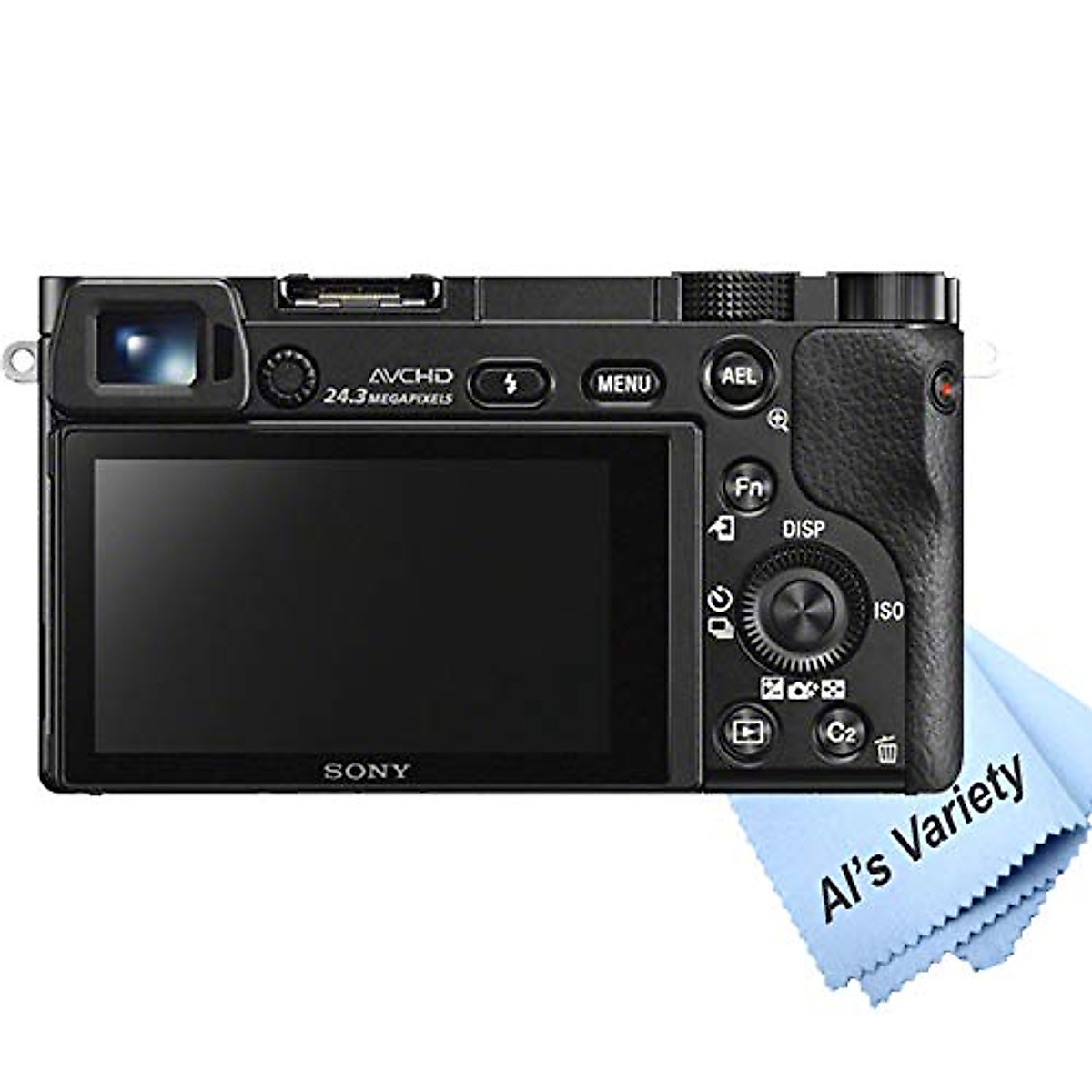 Sony a6000 Mirrorless Digital Camera with 16-50mm Lens + 32GB Card, Tripod, Case, and More (18pc Bundle)