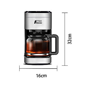 NOALED Coffee Maker Stove Top, Coffee Machine Espresso Coffee American Home Coffee Pot Automatic Tea Machine 1.5L Capacity