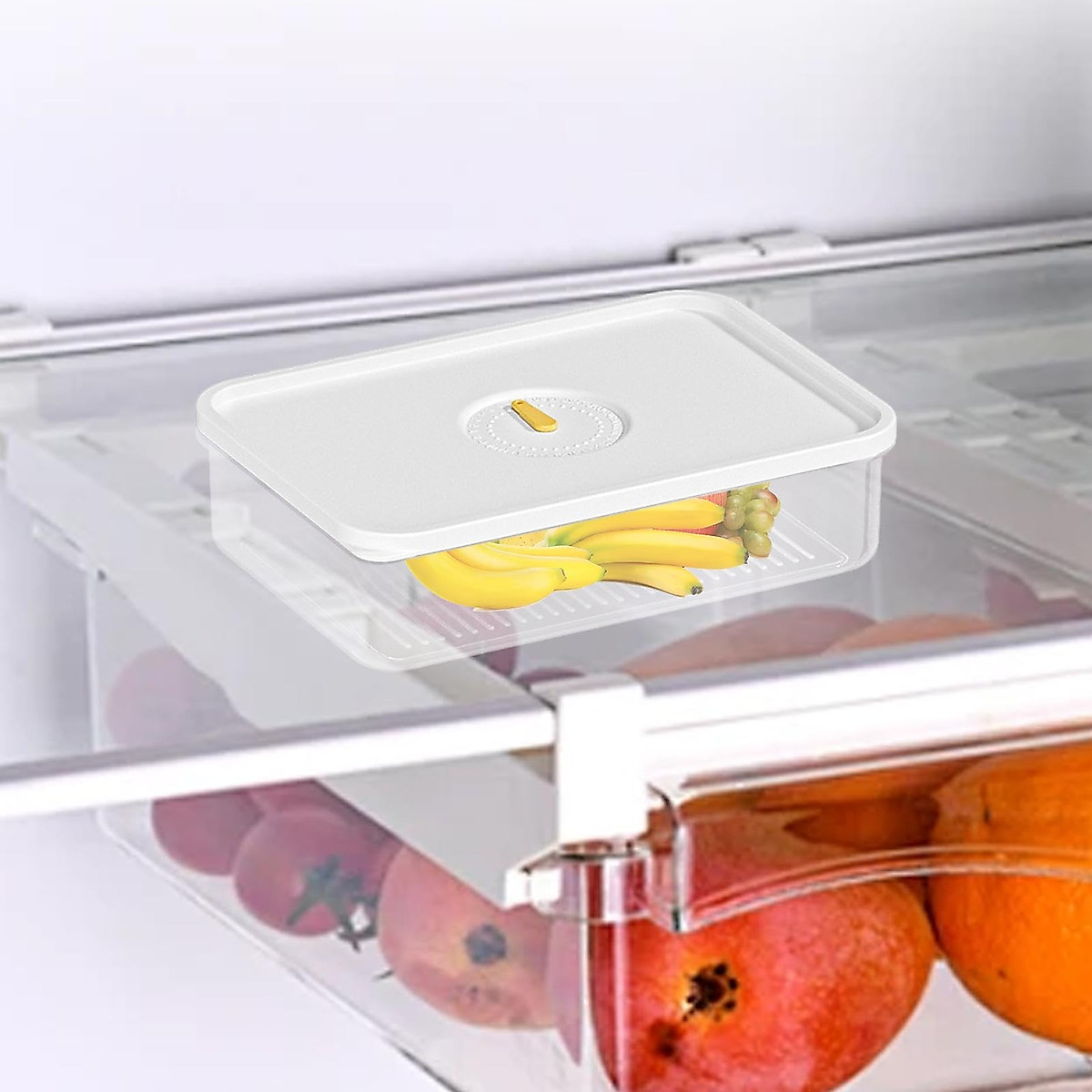 Meat Storage Containers - Bacon Lunch Meat Container - Thickened Freezer Storage Containers, Airtight Food Storage Container For Refrigerator