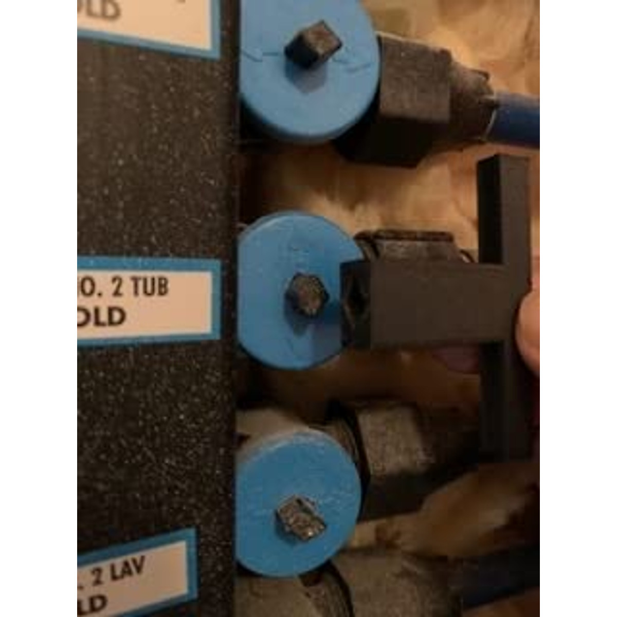 Posiiwrx Aftermarket Key Compatible with Older Manabloc Black Male Diamond Pinned Valve Stems | Female Slotted T-handle Wrench