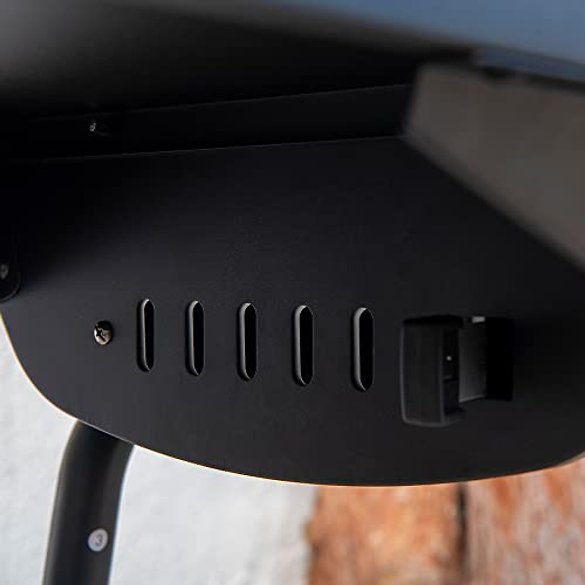 Nexgrill Premium Charcoal Barrel Grill, 29 inches Barbecue Grill, Heavy Duty Charcoal Barrel BBQ Grill, Outdoor Cooking, Side shelf, For Camping, Patio, Backyard, Tailgating Barrel Grill