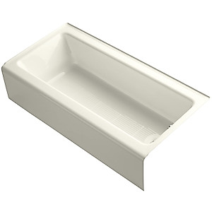 KOHLER Bellwether 60" x 30" alcove bath with integral apron and right-hand drain