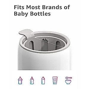Bottle Warmer, GROWNSY 6-in-1 Fast Baby Milk Warmer for Breastmilk or Formula, Accurate Temperature Control, with Defrost, Sterili-zing, Keep, Heat Baby Food Jars Function