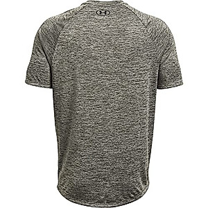 Under Armour Men's Tech 2.0 V-Neck Short-Sleeve T-Shirt , Victory Green (369)/Black, X-Large