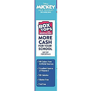 Mickey & Friends Fruit Flavored Snacks, Treat Pouches, Value Pack, 22 ct