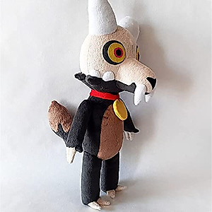 The Owl House King Plush, Owl House Cute Stuffed Animal, Kawaii Wolf Stuffed Animal, Plush Toy for Children Fans Xmas Festival Gifts-11.8 inches