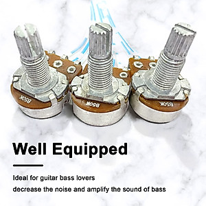 SAPHUE Pre-wired 3 Band Active Bass Circuit Active,EQ Equalizer Electric Bass Preamp Circuit
