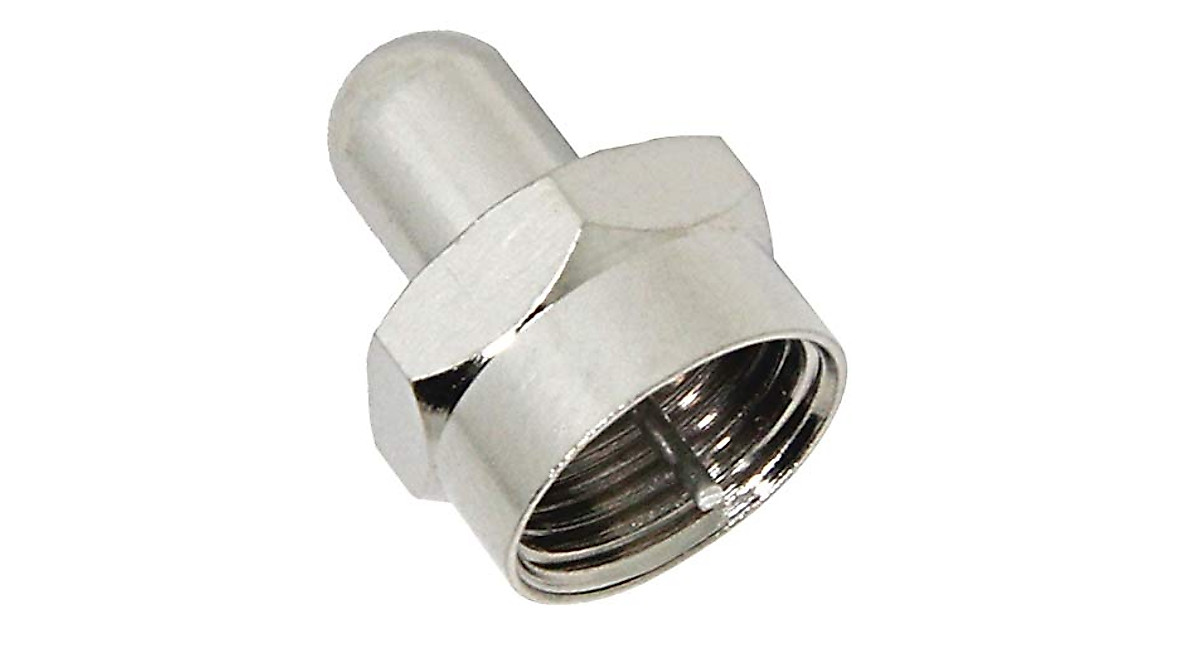 RFAdapter Coax Cap Cover 75 Ohm Terminator 10-Pack for Signal Clarity