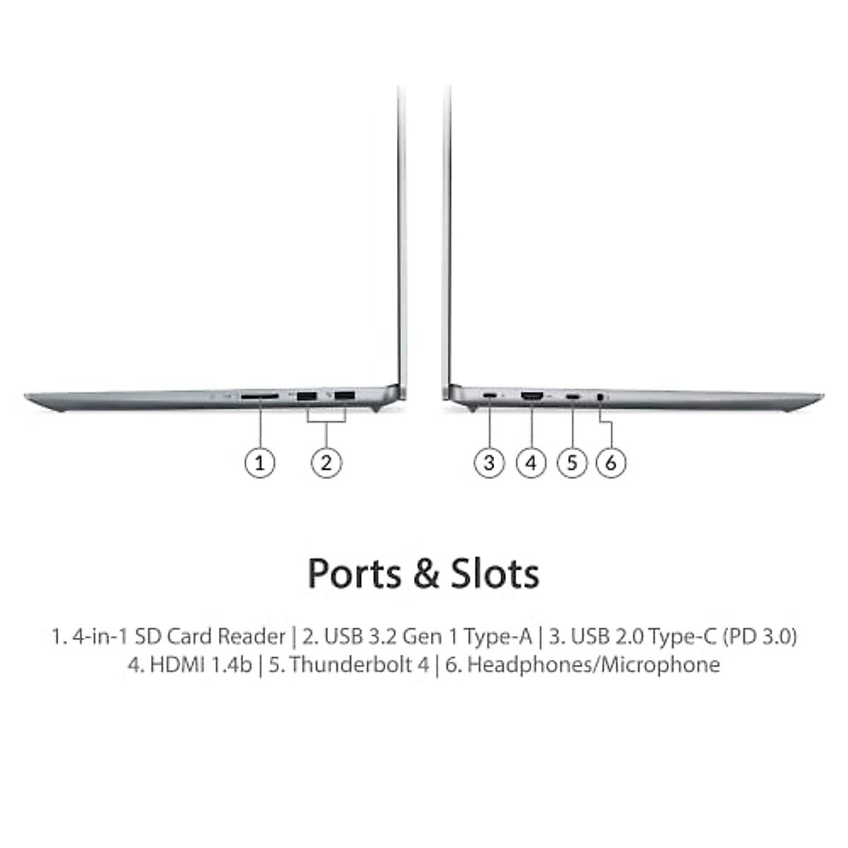 Lenovo Ideapad 5i Pro Laptop, 16" QHD 2.5K IPS Display, Intel Core i5-11300H, GeForce MX450, 8GB RAM, 512GB SSD, IR Camera, Backlit Keyboard, WiFi 6, Windows 11 Home